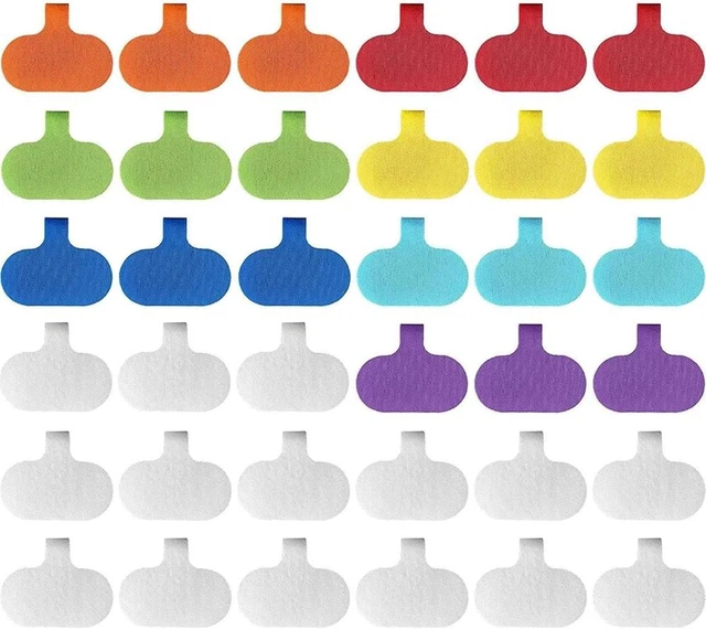 36 PCS CABLE Labels,Self Adhesive Cable Identification Tags,Multiply ...