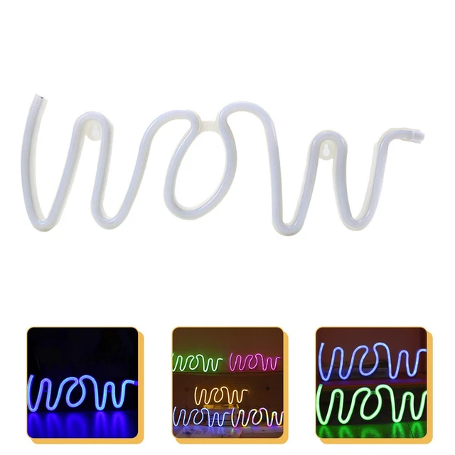 3 PIECES FOOTBALL Led Sign Neon Signs for Wall Decor Light up Letters ...