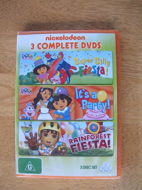 DORA THE EXPLORER Go Diego Go Dvd 3-Disc New/Sealed Region 4 Pal Aus ...
