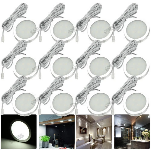 12X 12V INTERIOR LED Spot Lights Ceiling Downlight Camper Boat Caravan ...