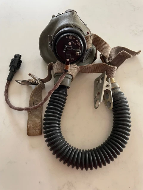 WW2 RAF PILOT Aircrew G Mask Complete Set With Mic Wiring Set & Ww2 ...