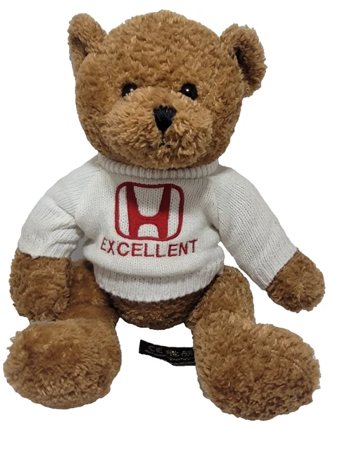 HONDA EXCELLENT TEDDY Bear Honda Cars Plush 10" Soft Toy Cuddly Bear £ ...
