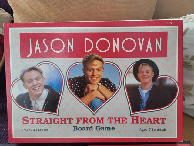 JASON DONOVAN STRAIGHT from the Heart Board Game 1989 Kylie not CD PWL ...