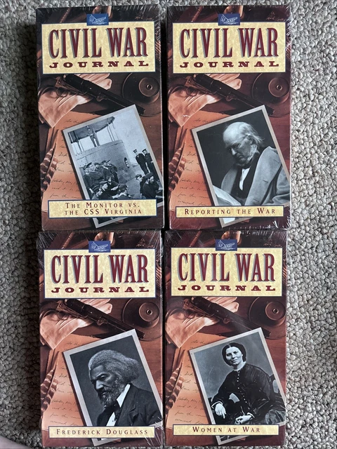 COMPLETE CIVIL WAR Journal VHS Collector Set. 30 Tapes 6 Factory Sealed ...