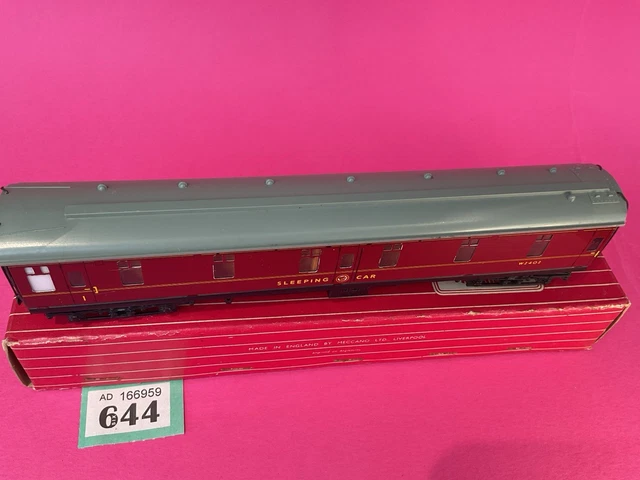 HORNBY DUBLO 4078 Composite Sleeping Car, 2/3 Rail, VGC, Boxed, W2402 ...