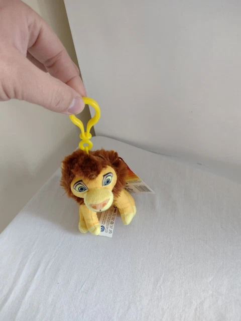 LION KING MUFASA Disney Lion King 5" Plush Key Chain Bag Clip On With ...