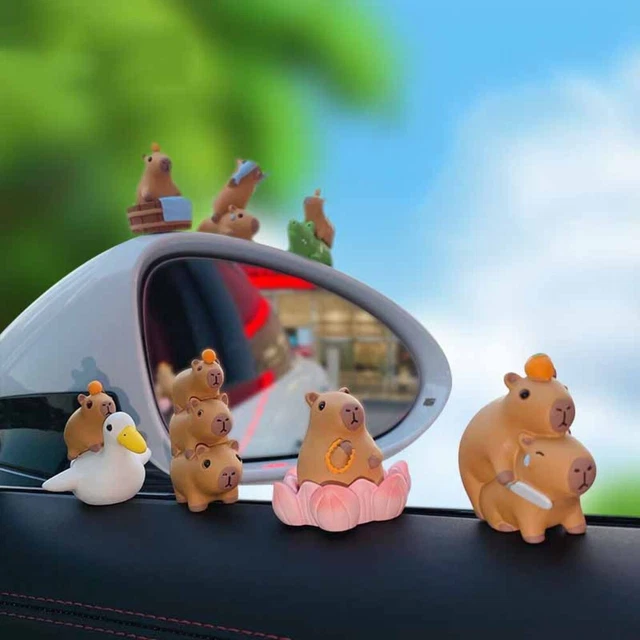 FIGURE SIMULATION CAPIBARA Model Capybara Animals Figures Car Interior ...