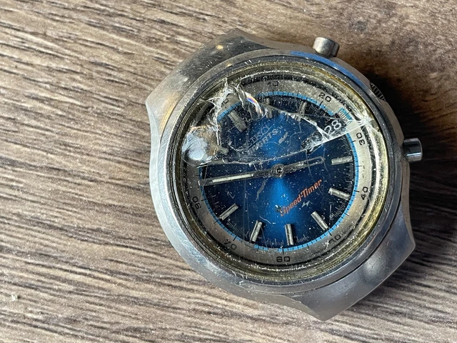VINTAGE SEIKO 5 Sports Speed Timer Watch 7015-8000 SPARES/REPAIR ...