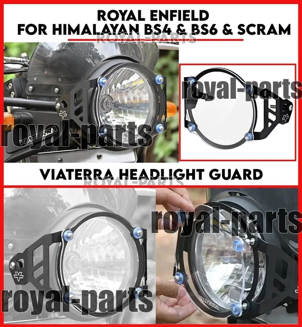 ROYAL ENFIELD &VIATERRA HEADLIGHT GUARD" For HIMALAYAN & SCRAM $54.91 ...