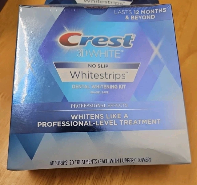 CREST 3D WHITESTRIPS Professional Effects, Expired NSIP $17.31 ...