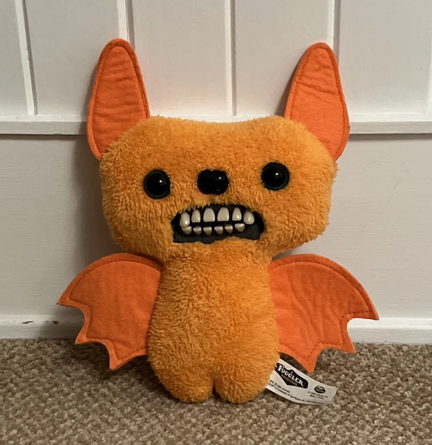FUGGLER FART FACE Winged Bat Soft Toy Funny Ugly Monster Plush With ...