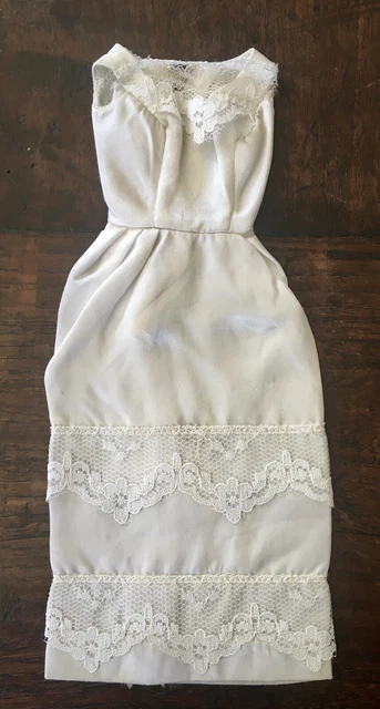 ANCIENNE ROBE TENUE Barbie Here Comes The Bride #1665 Mattel Vintage ...