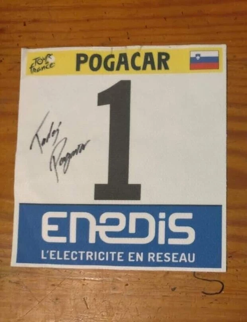 COPIE DOSSARD TADEJ POGACAR Tour de france 2021 vainqueur bib number ...