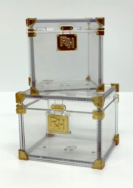 RAINBOW HIGH ART of Fashion Jett Dawson Doll Luggage Clear Acrylic 2 ...