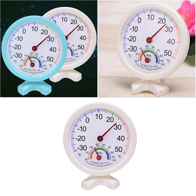 MINI HYGROTHERMOGRAPH ANALOG Humidity Temperature Meter Indoor £5.75 ...
