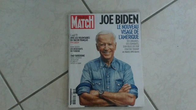 FRENCH MAGAZINE SPECIAL JOE BIDEN ELECTION-Paris Match-12 novembre 2020 ...
