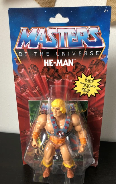 HE-MAN MASTERS OF The Universe Action Figure-Mattel 2021-Euro Card-New ...