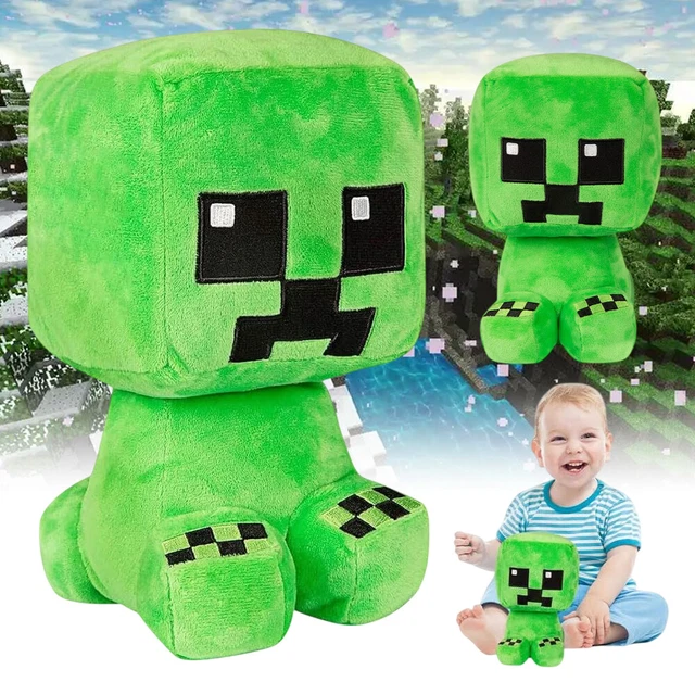 NEW 3D DESIGN Plush Toy for Mine-Craft Creeper Soft Skin-Friendly For ...
