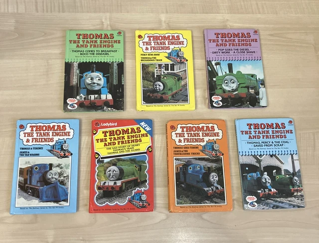 7 X THOMAS Tank Engine & Friends Books Bundle Ladybird Vintage 3 x 1st ...