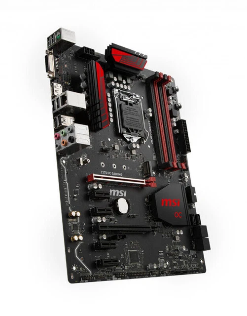 MSI Z370 OC gaming Motherboard Intel Z370 LGA1151 DDR4 ATX M.2 DVI-D ...
