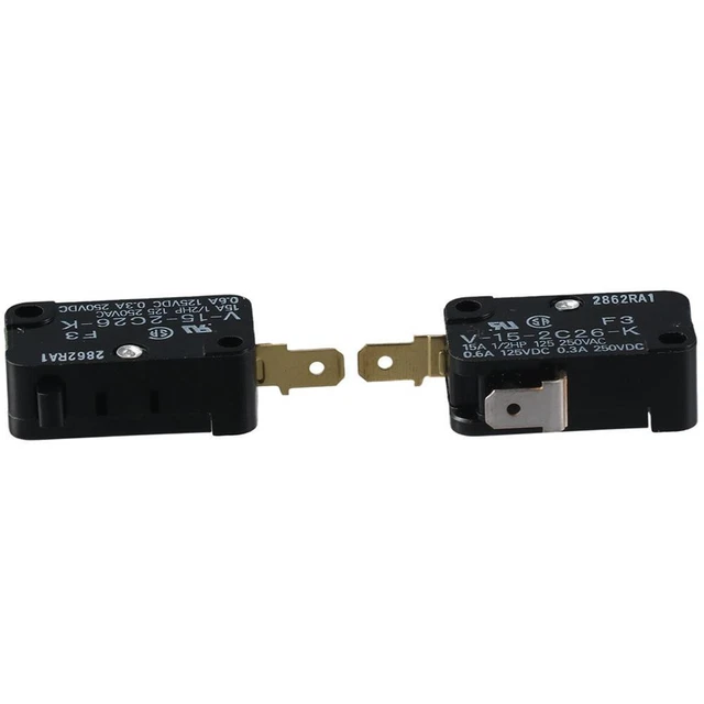 2PCS 15A V-15-2C26-K Switch for OMRON Switch Shurflo 2088 Series PCB ...