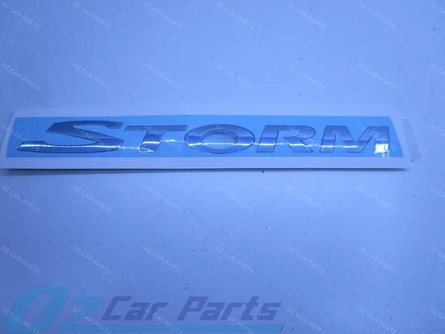 GENUINE STORM BADGE Emblem For Holden Commodore Ve Vf Ute Ss Ssv Sv8 ...