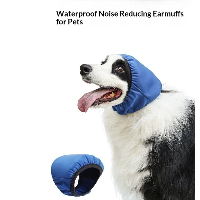NOISE REDUCTION DOG Ear Muffs Dog Noise Reduction Cover Swimming ...