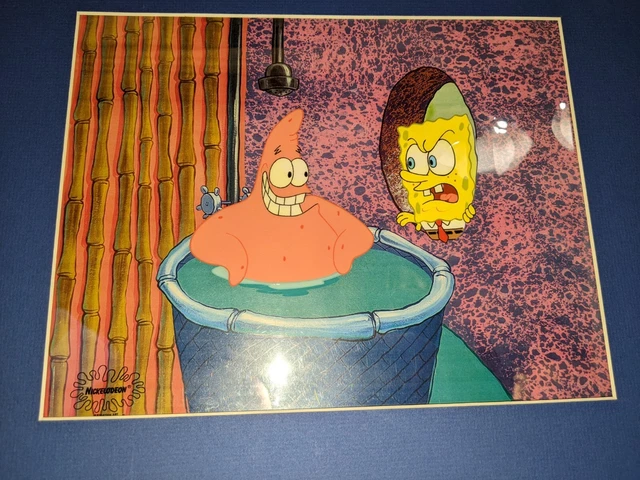 SPONGEBOB SQUAREPANTS PRODUCTION Animation Cels Nickelodeon £624.68 ...