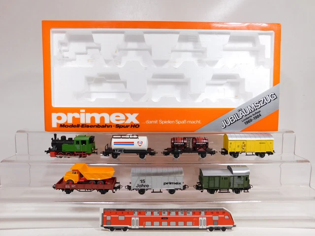 DN918-3# PRIMEX MÄRKLIN H0 AC 2760 Anniversary Train 1969 1984 Fina etc ...