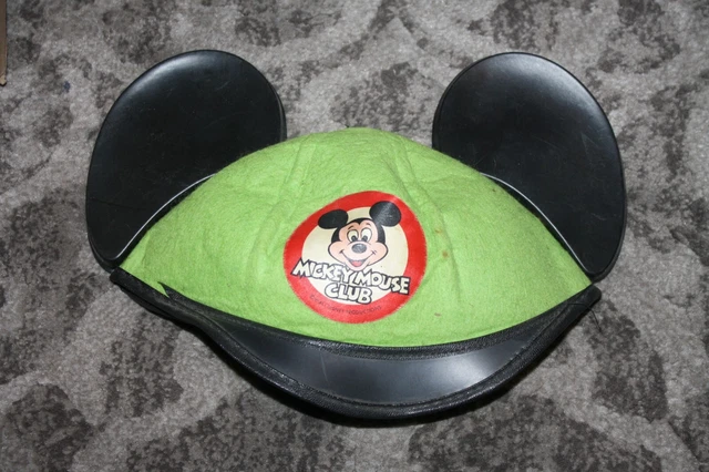 VINTAGE 1970S/1980S WALT Disney Mickey Mouse Club Mouseketeer Ears RARE ...