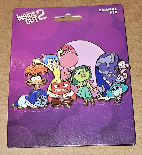 DISNEY PIXAR INSIDE Out 2 Big Group Anxiety Enamel Pin Box Lunch ...