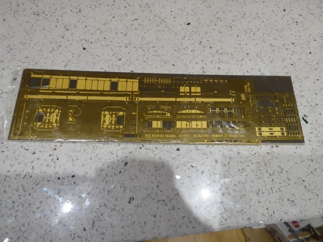 BILL BEDFORD ETCHED Brass Kit for M&GN 27' Brake Van - Untouched Kit OO ...