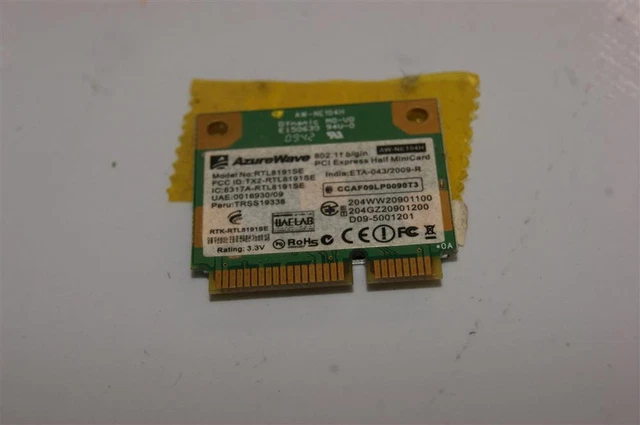 MEDION AKOYA P8612 Md 98110 WLAN Carte Wifi Carte RTL8191SE #3380 EUR ...