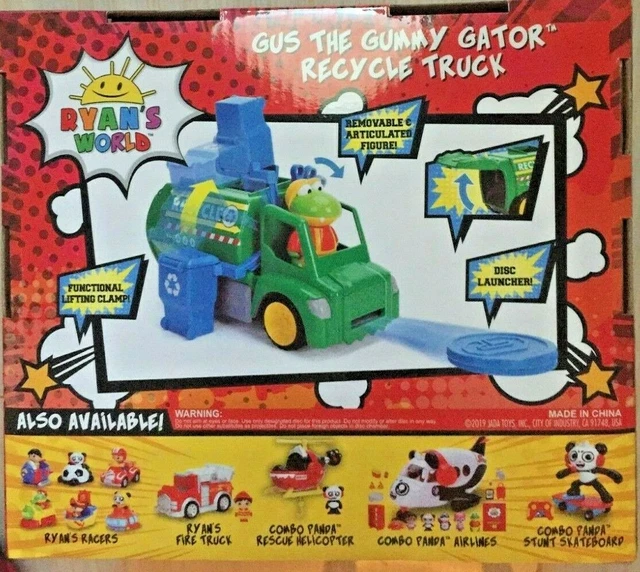 RYAN'S WORLD GUS The Gummy Gator Recycle Truck NEW 3+ EUR 12,47 ...