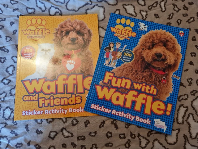 FUN WITH WAFFLE The Wonder Dog Sticker Activity Book X2 £7.50 - PicClick UK