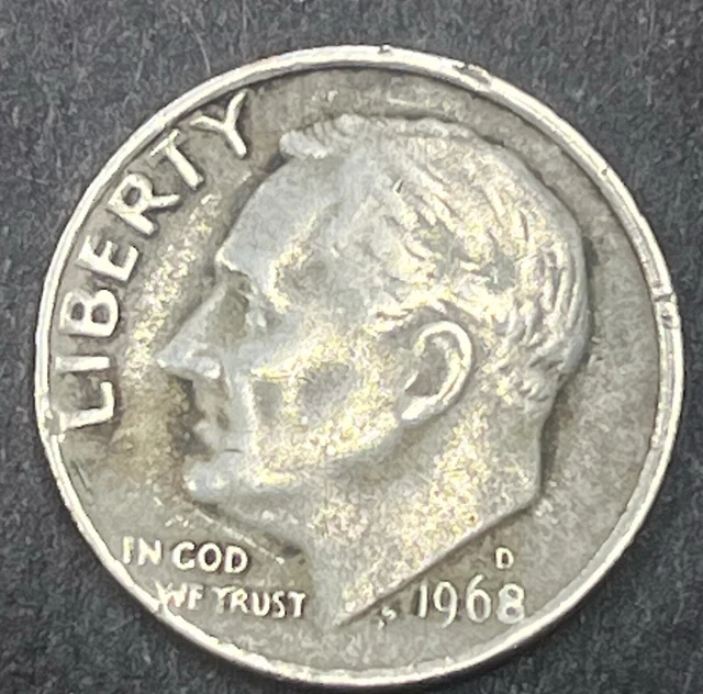 1968 D ROOSEVELT DIME Die ERROR £3.99 - PicClick UK