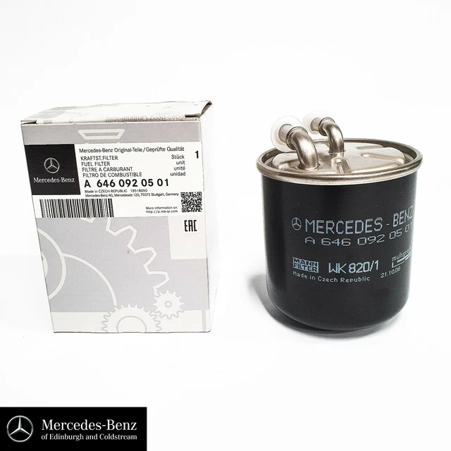 GENUINE MERCEDES-BENZ FUEL Filter Diesel Engines A6460920501 209 CLK £ ...