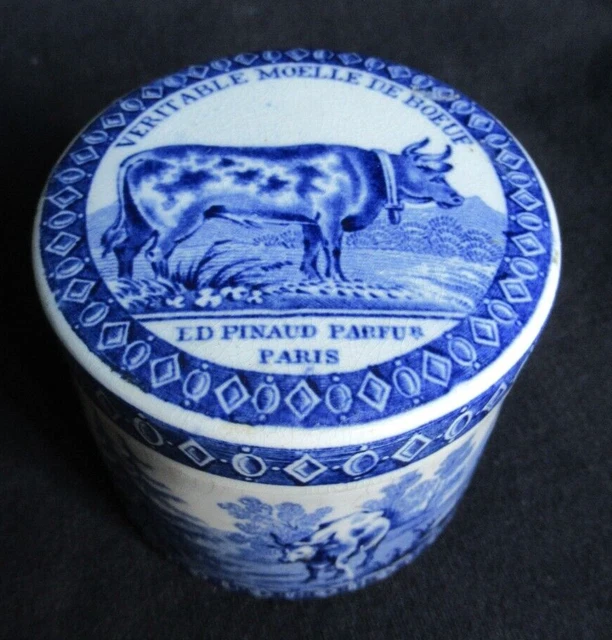 ANCIEN POT À VERITABLE MOELLE DE BOEUF ED PINAUD PARFUMEUR PARIS 72 MM ...