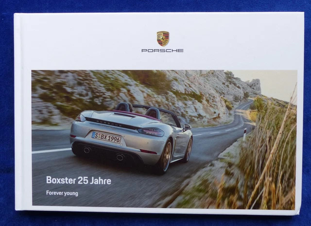 PORSCHE BOXSTER 25 Jahre Jubiläumsmodell MJ 2021 - Hardcover Prospekt ...