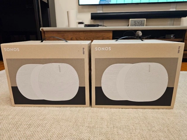 SONOS ERA 300 (2 x white) speakers £618.70 - PicClick UK