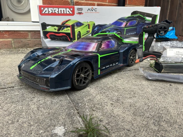 RC CAR ARRMA Vendetta 70mph Brushless Spectrum Lipo Included + Charger ...