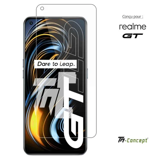 TM-CONCEPT® VERRE TREMPÉ pour Realme GT - 0,26mm - Radian 2.5D EUR 14 ...