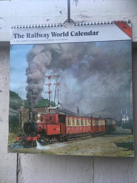 RAILWAY WORLD. 1981 Calendar - £4.36 - PicClick UK