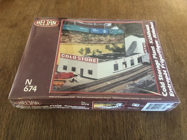 HELJAN 674 MODEL Kit COLD STORAGE PLANT - N Gauge New & Sealed £9.00 ...