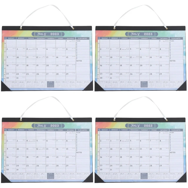 4 COUNT SCHEDULE Planning Calendar 2024 Planner Wall Desktop £25.56 ...