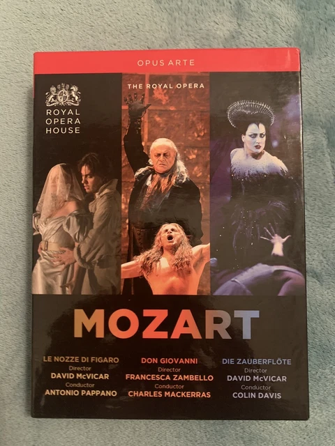 MOZART: ROYAL OPERA House DVD (2014) Charles Mackerras cert E 5 discs ...