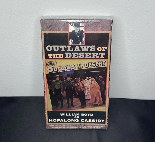 OUTLAWS OF THE Desert 1941 VHS 1997 Western William Boyd as Hopalong ...