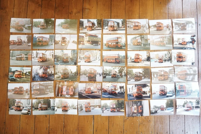 LONDON TRANSPORT ROUTEMASTER RM RT Bus Photos Photograph x48 Ref 56 £23 ...