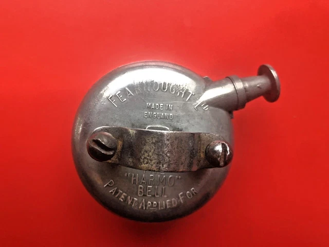 VINTAGE 1950'S HARMO Fearnought Bell,Push Button, Large 2.5" Dia,In Exc ...