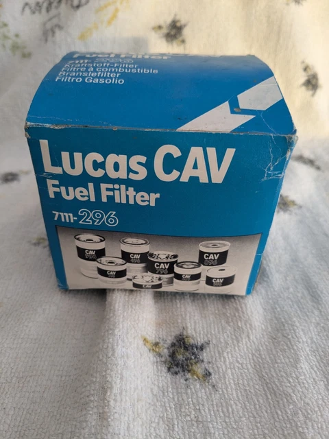 LUCAS CAV. 7111-296 Fuel Filter. NoS. £6.95 - PicClick UK